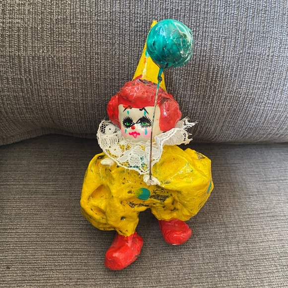 Hand Crafted | Accents | Vintage Handmade Mexican Paper Mache Yellow ...